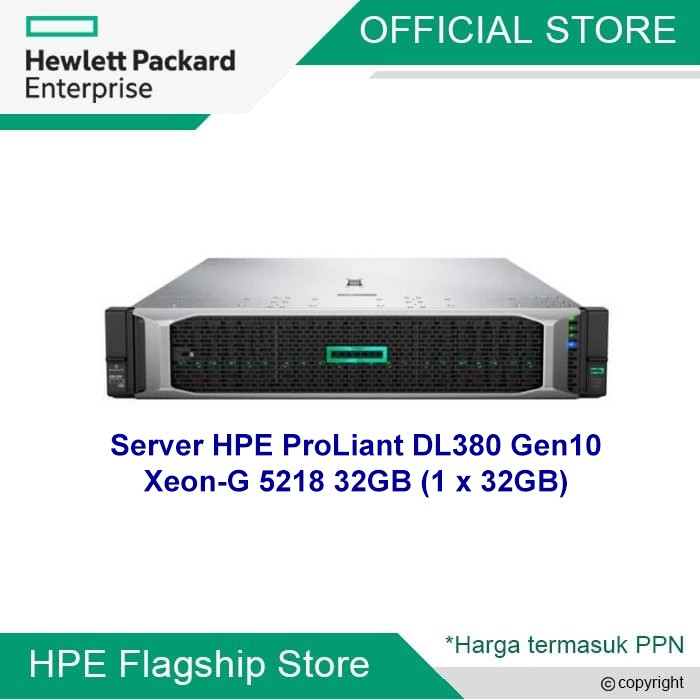 Jual Server HPE ProLiant DL380 Gen10 Xeon-G 5218 32GB (1 x 32GB) P20249 ...
