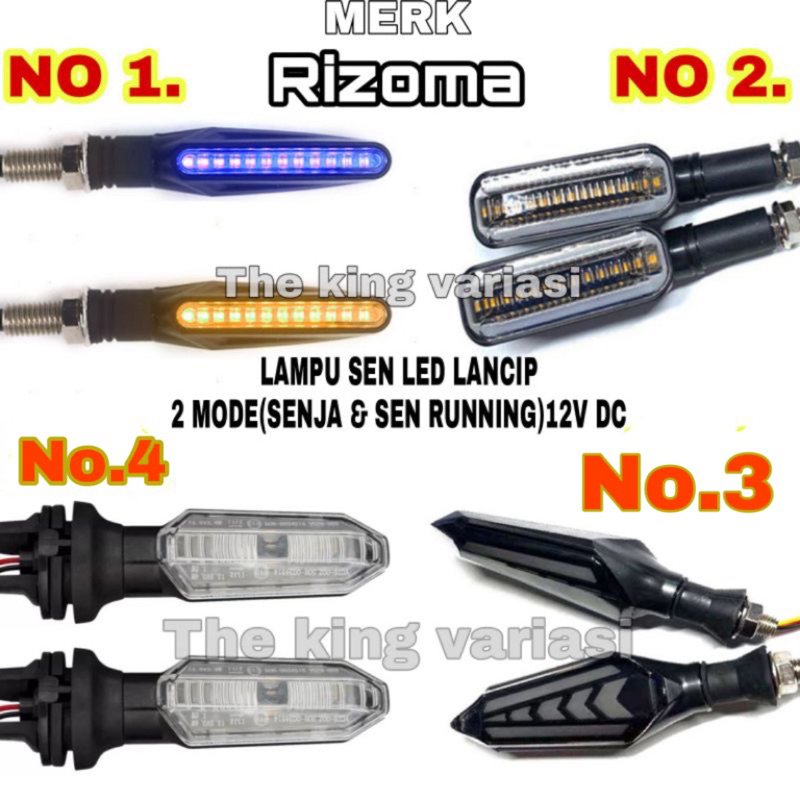 Jual LAMPU SEN LED MOTOR LANCIL 2 MODE SENJA DAN SEN RUNNING 12V DC ...