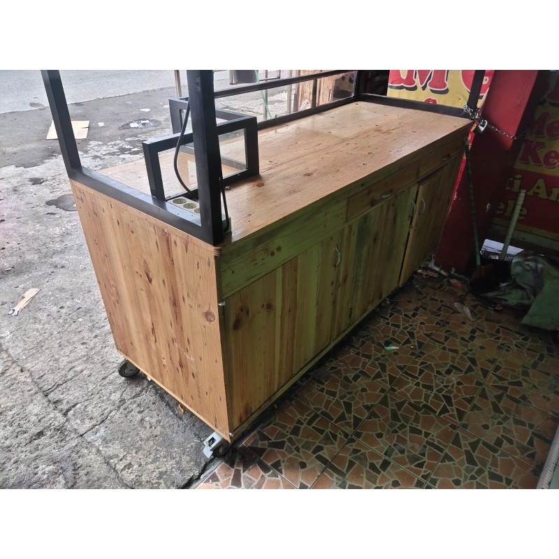 Jual GEROBAK KAYU ESTETIK | Shopee Indonesia