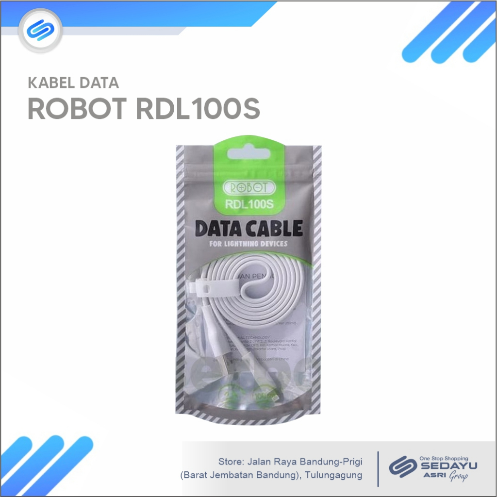 Jual KABEL DATA ROBOT RDL-100S (IPHONE KABEL) | Shopee Indonesia Jual KABEL DATA ROBOT RDL-100S (IPHONE KABEL) | Shopee Indonesia