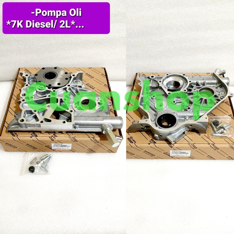 Jual POMPA OLI OIL PUMP TOYOTA KIJANG KAPSUL 7K DIESEL 2L | Shopee ...