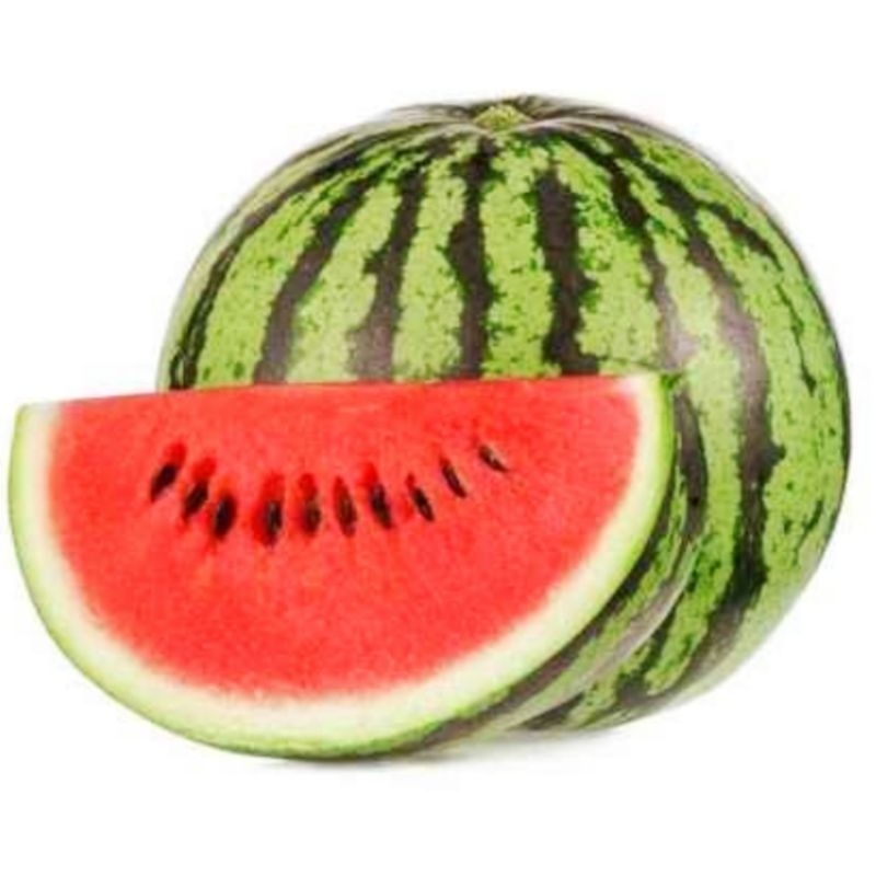 Jual Buah Semangka Merah 1 butir bulat utuh Buah Segar IBAZA fruitsBOX ...