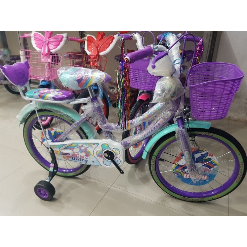 Jual Sepeda Anak Sepeda Mini 18 inch UNITY ( UNGU ~ TOSCA ) | Shopee ...