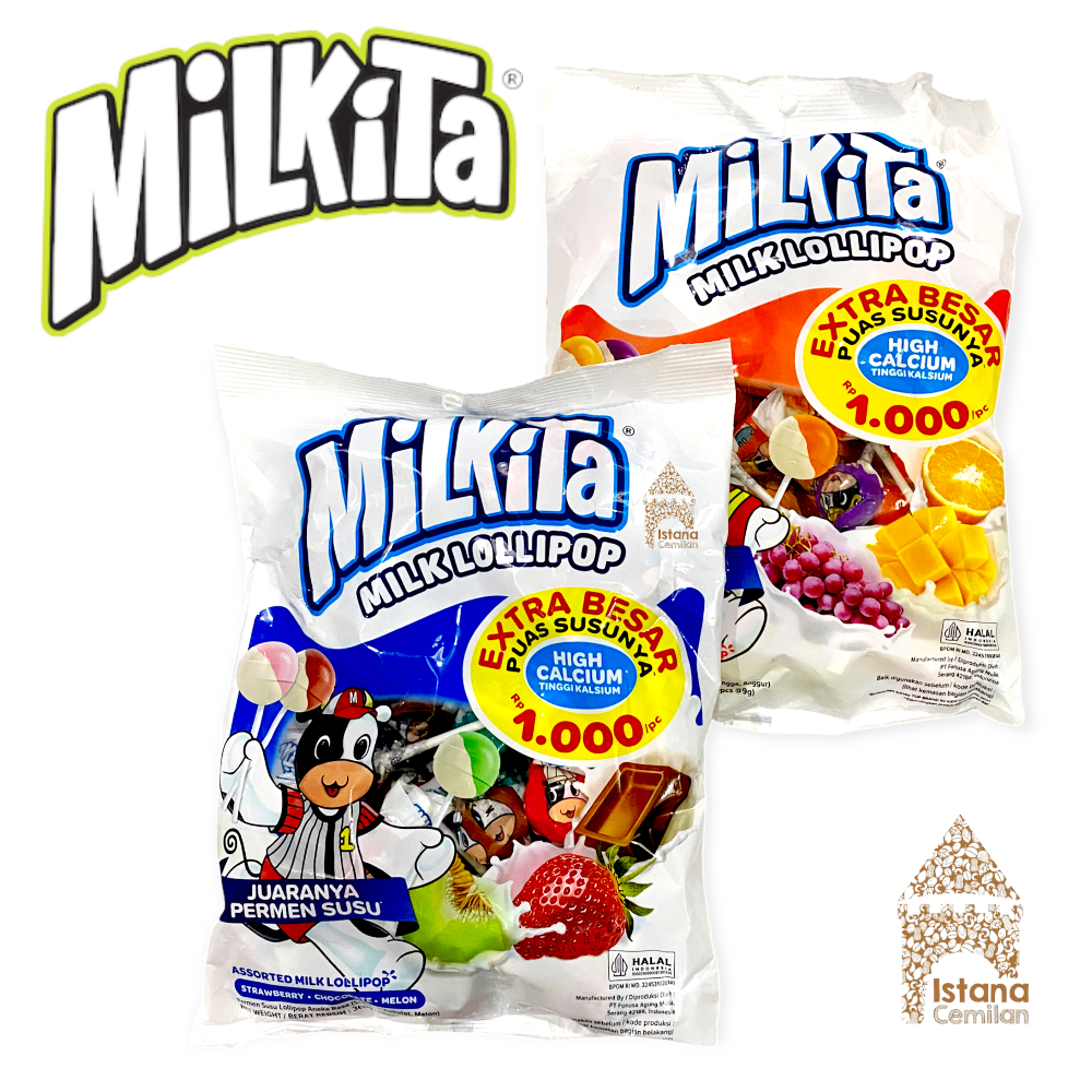 Jual Milkita Lollipop Aneka Rasa Isi 30 Pcs . Permen Lolipop Refill ...