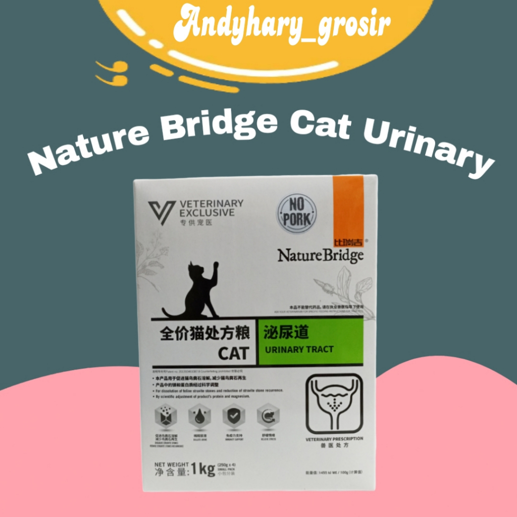 Jual Nature Bridge Cat Urinary 1kg Dry Food Makanan Kucing | Shopee ...