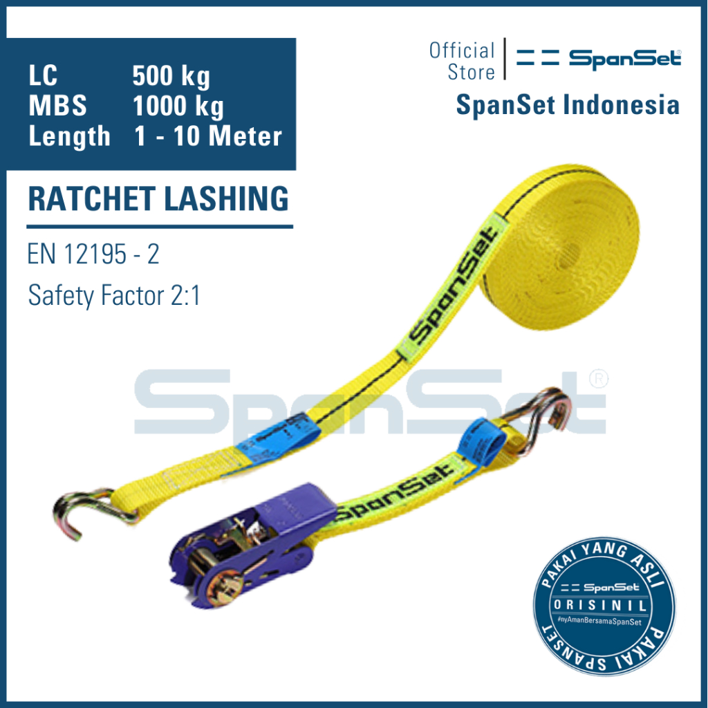 Jual Ratchet Tie Down Tali Pengikat Barang Cargo Lashing Claw 2 ...