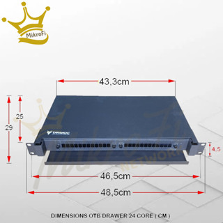 Jual Fiber Optic OTB 24 Core SC | 1U Drawer ODF OTB 24 Core Kosong ...