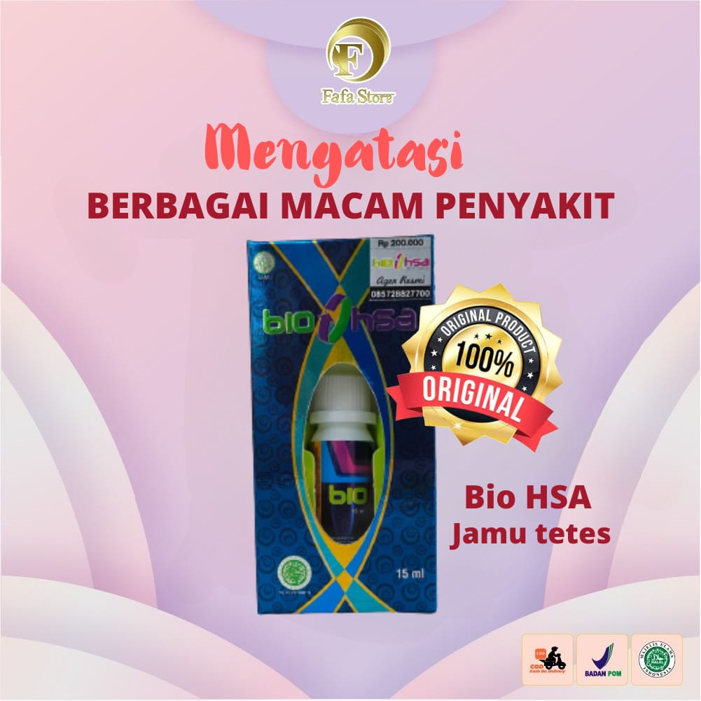 Jual PROMO BIO HSA POTONGAN HARGA 20% Herbal tetes BPOM HALAL | Shopee ...