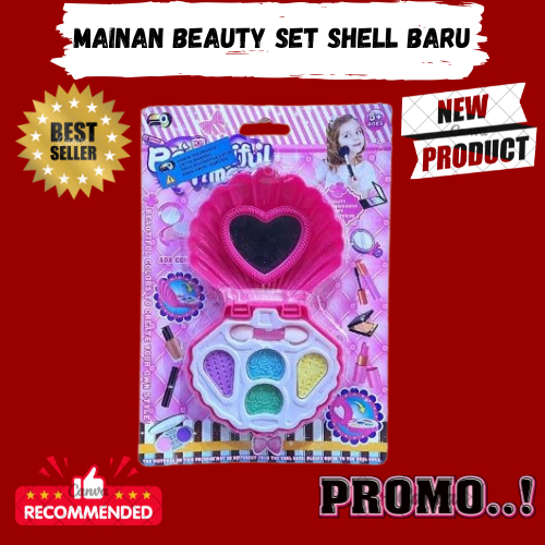 Jual MAINAN ANAK BEAUTY SET SHELL/MAKEUP ANAK | Shopee Indonesia
