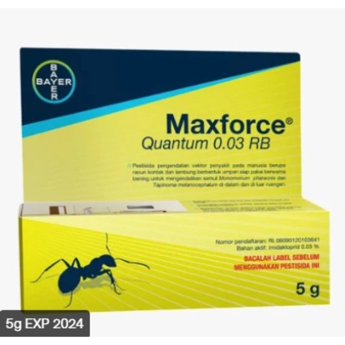 Jual BAYER Maxforce Quantum Gel 5gr 12gr Ant Bait Umpan Racun Pembasmi ...