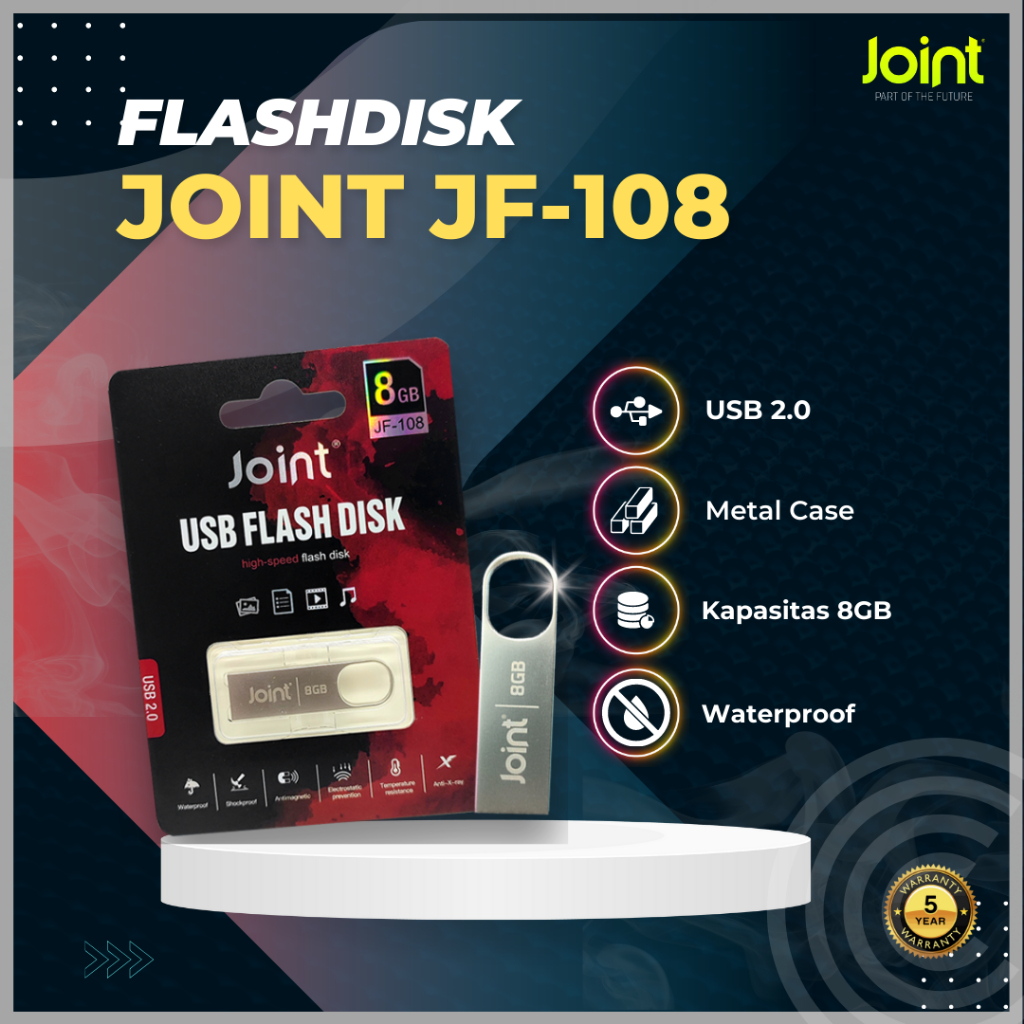 Jual Flashdisk JOINT JF-108 8 GB | USB 2.0 ORI | Shopee Indonesia