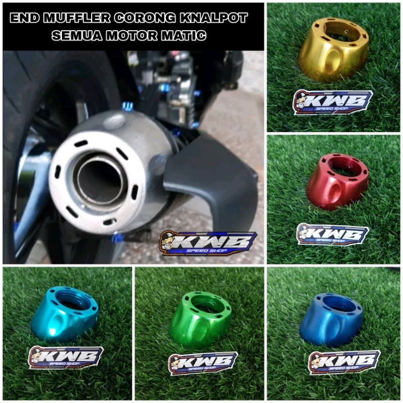 Jual endmufler endcup ujung knalpot Vario end muffler end cup Vario 125 ...
