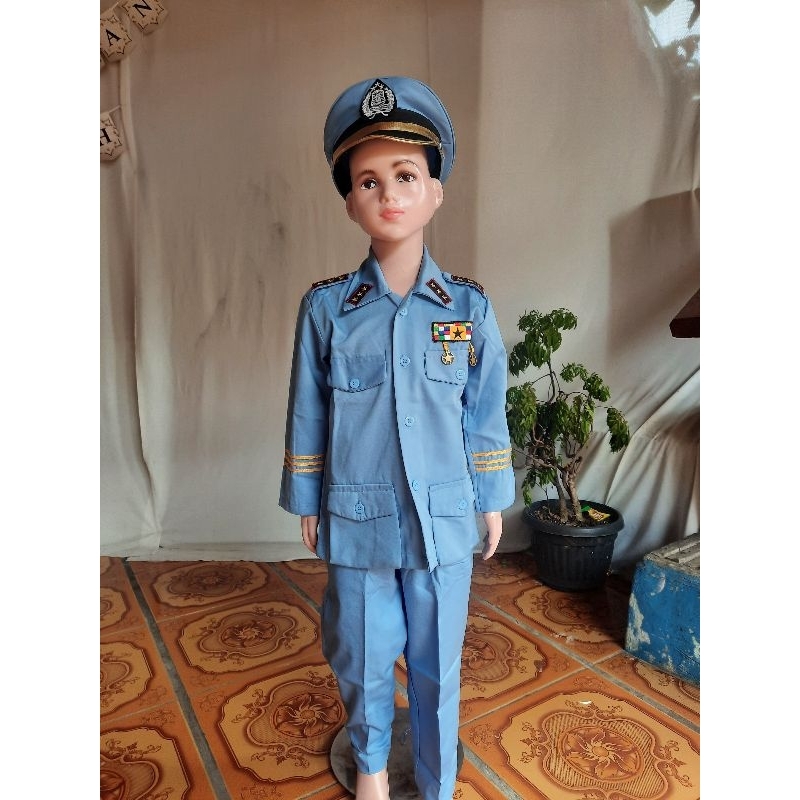 Jual Seragam Profesi Tk/PAUD /Polisi/Pilot/ABRI/angkatan Laut | Shopee ...