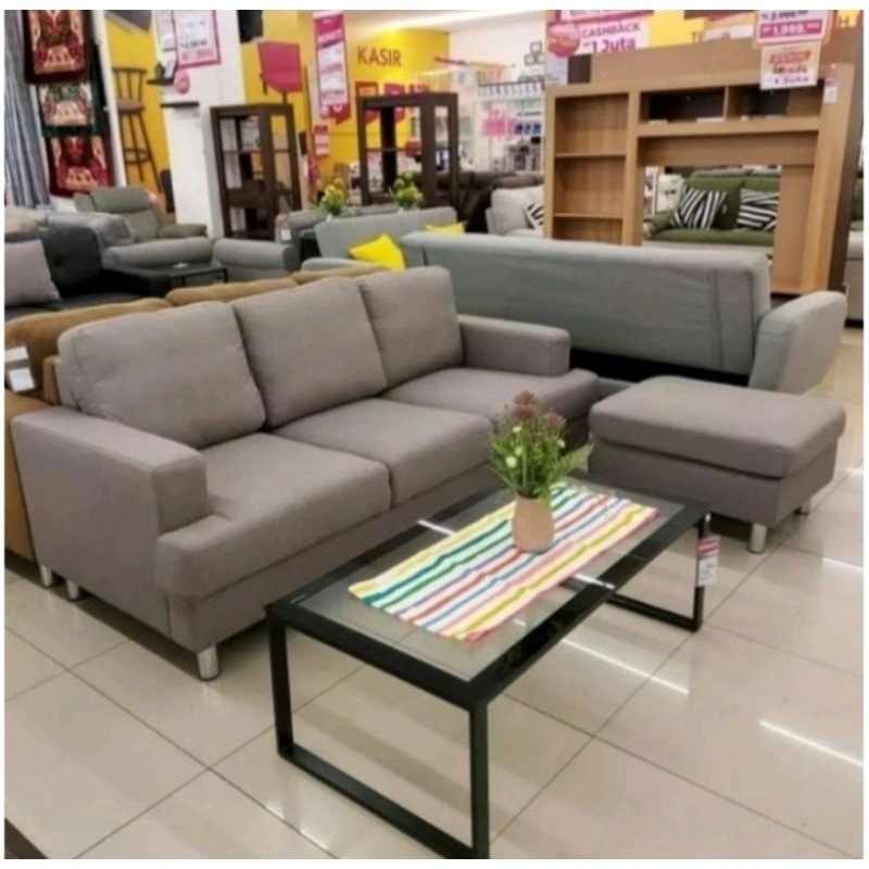 Jual SOFA INFORMA Carvel cokelat sofa tamu kursi tamu sofa corner sofa ...