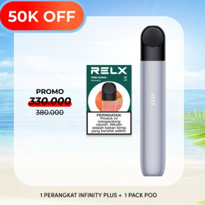 Jual RELX Promo Bundle Infinity Plus Device and Pod (Isi 1 Pod ...