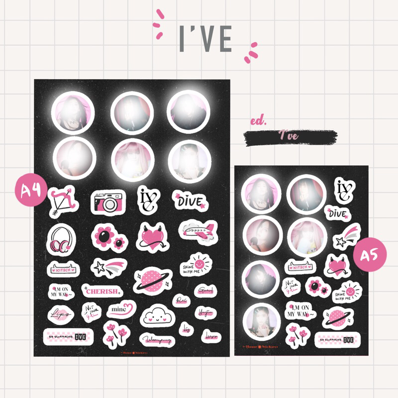 Jual Stiker IVE I’VE Album Edition (Unofficial / Fanmade) | Shopee ...