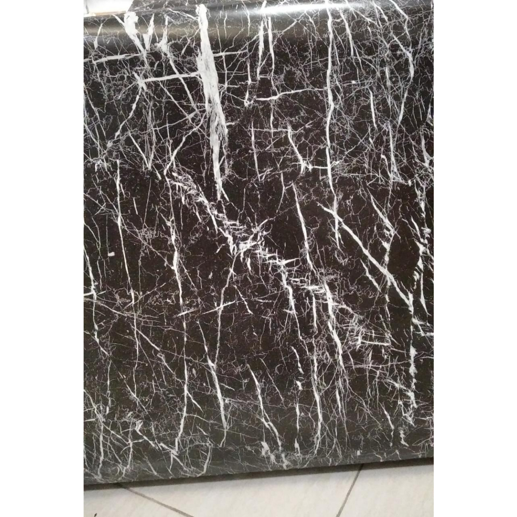 Jual Wallpaper Sticker Dinding Motif Ubin Hitam 45cm × 10m • High ...