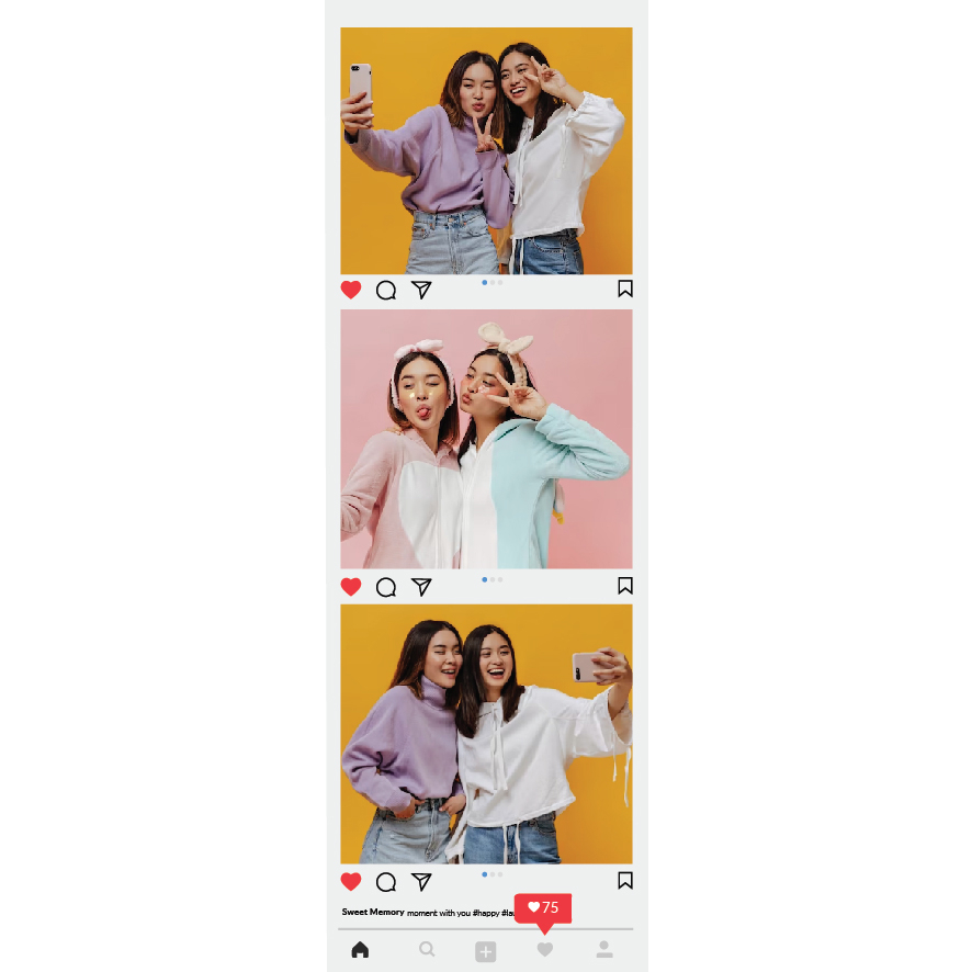 Jual [Photostrip Unik] Cetak Foto Custom Photostrip - Custom Request ...