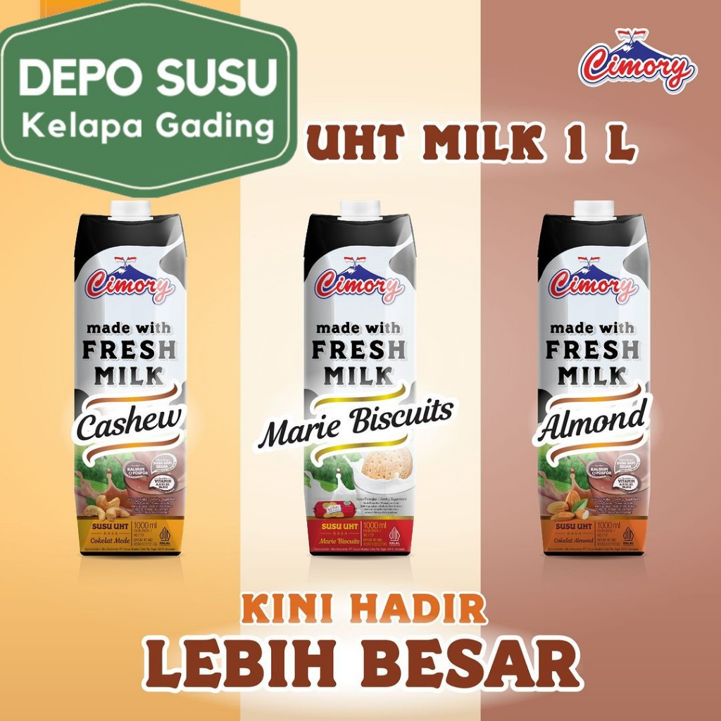 Jual Cimory Susu Segar 1 liter | Chimory Fresh Milk Chimori Cimori ...
