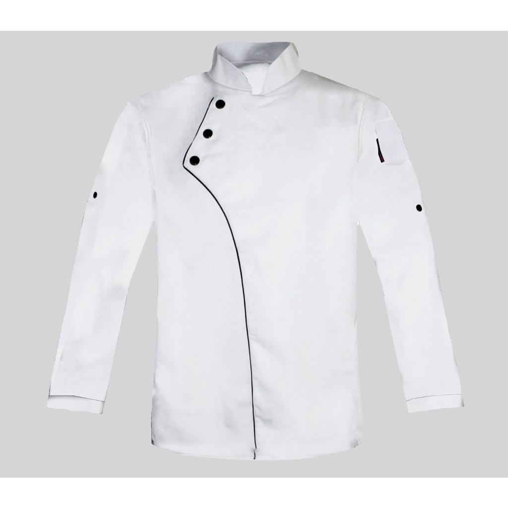 Jual Baju Chef Seragam Chef Kemeja Koki Kemeja Chef Dapur Style Unisex ...