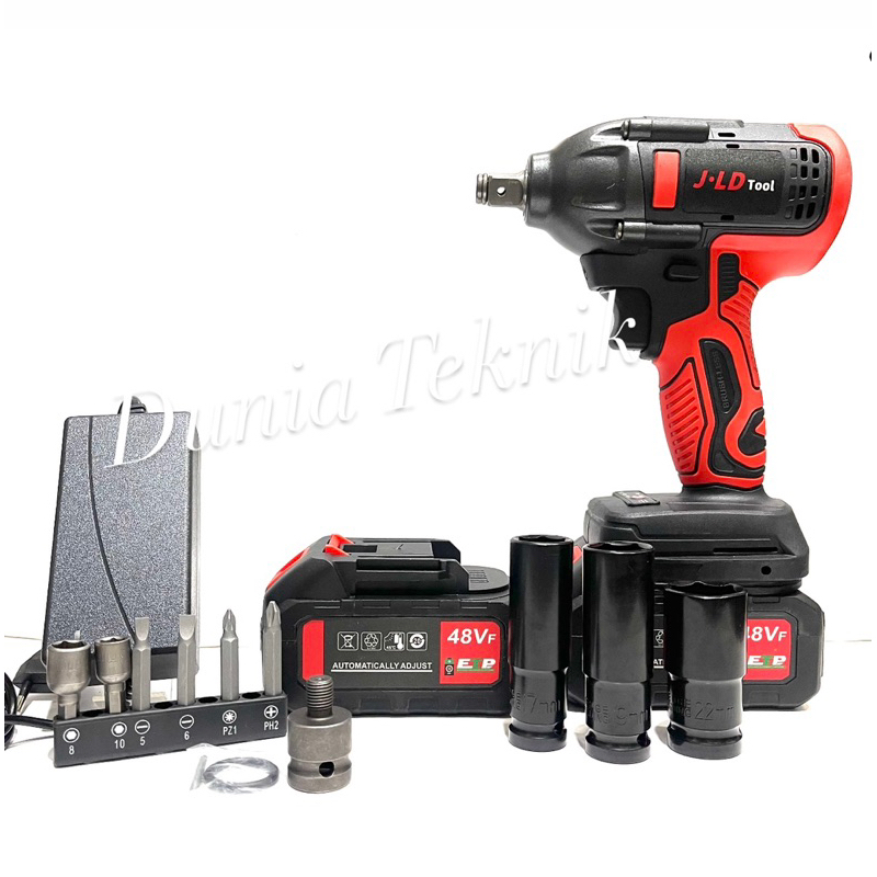 Jual J.LD Impact Wrench Cordless 48V Mesin Bor Impact Cordless IMPACT ...