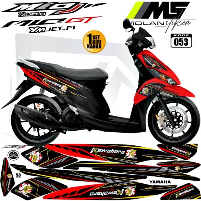 Jual Decal Sticker Striping Variasi Mio J 115 & Mio GT 115 /Mio 115 i ...