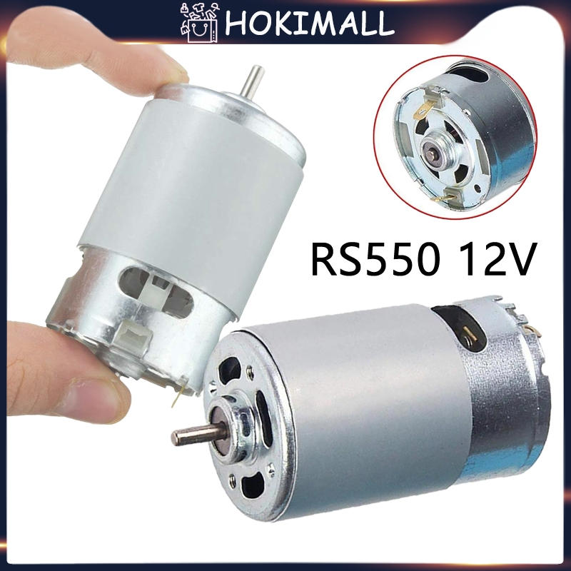 Jual Rs550 Dinamo Motor Dc 12v 21000 Rpm Cordless Drill - 12v Motor ...