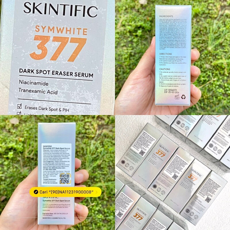 Jual SKINTIFIC Sym White 377 Dark Spot Eraser Brightening Serum 20 ml ...
