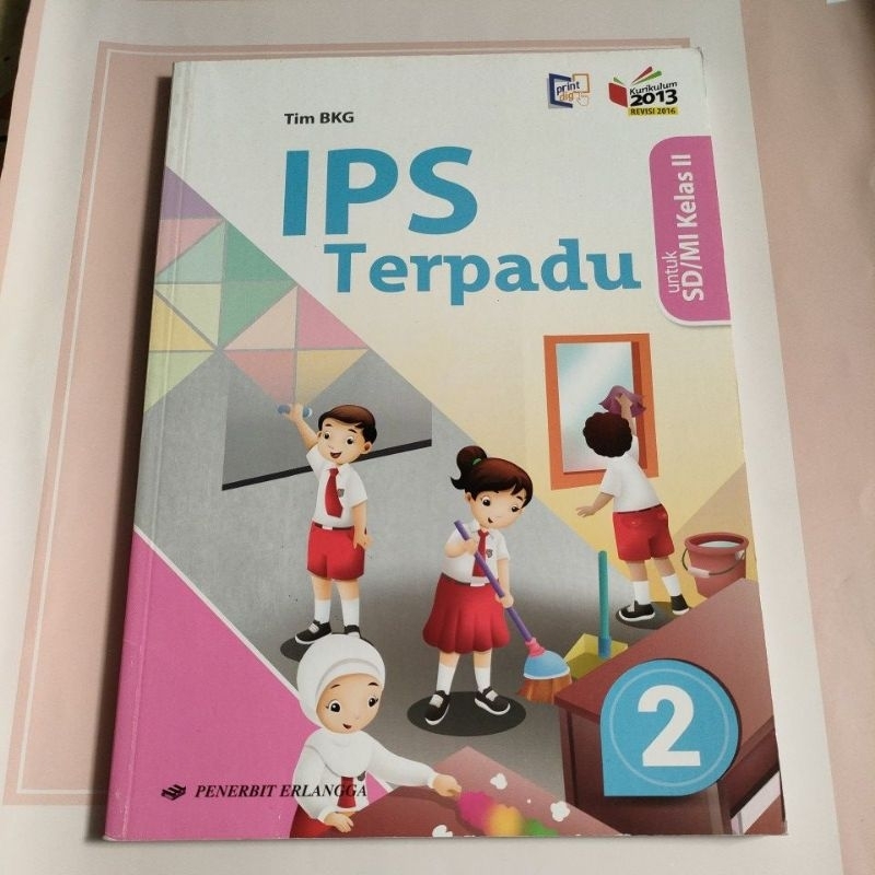 Jual Buku IPS Terpadu untuk SD kls 2 penerbit Erlangga | Shopee Indonesia