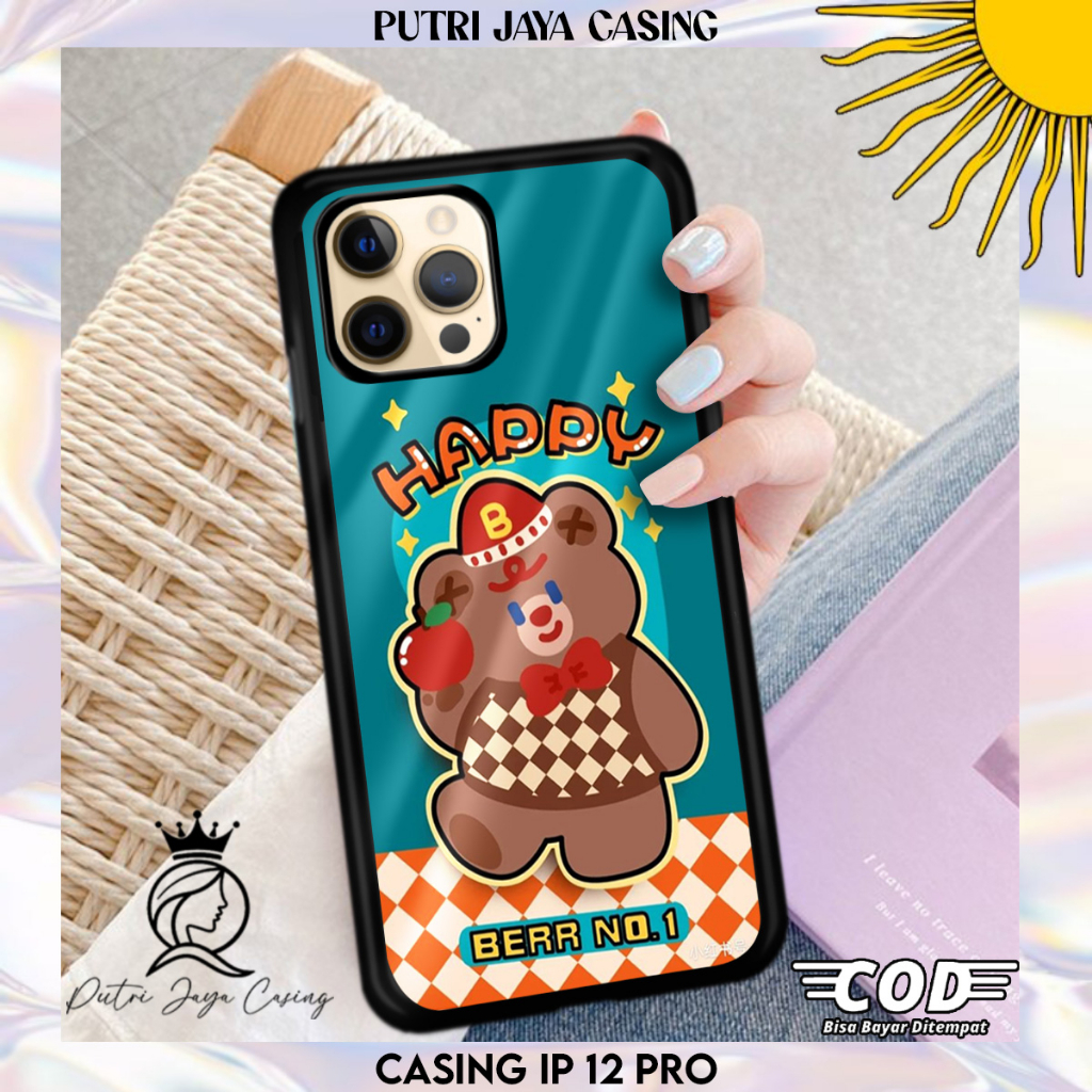 Jual Case Hp IP 12 PRO Casing IP 12 Motif GMBR[BEARCUTE] Fashion Case ...