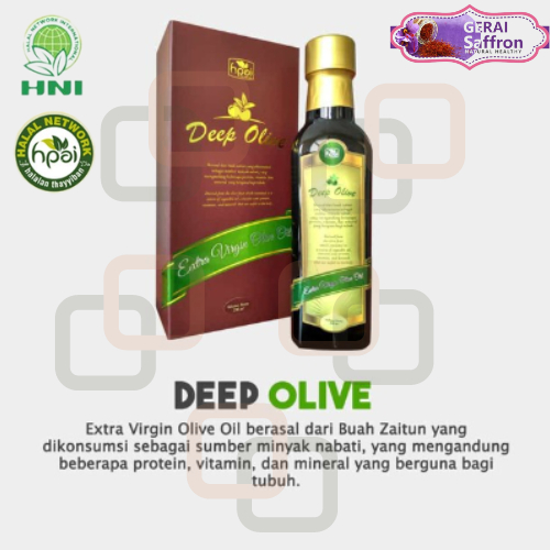 Jual Original HPAI Deep olive extra virgin oil minyak zaitun food grade ...
