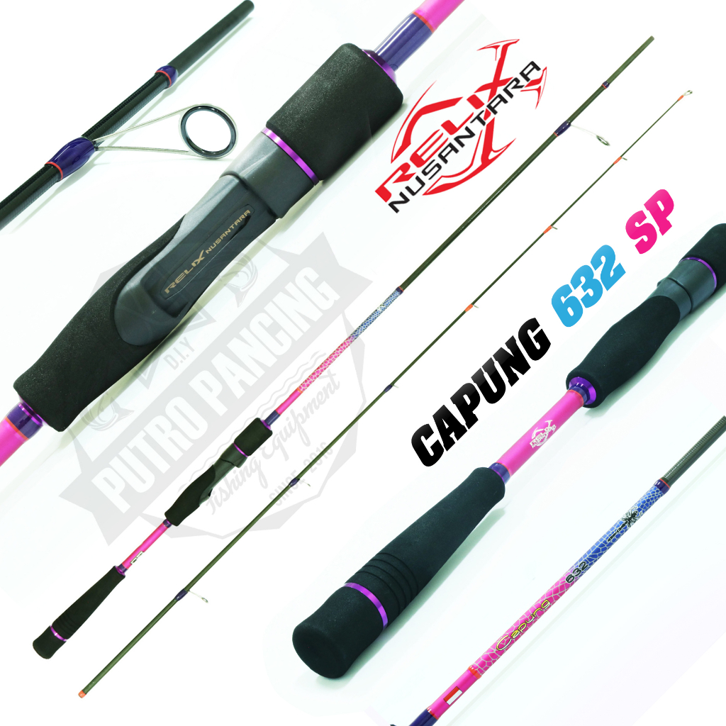 Jual Rod Joran Capung 632 Spinning 8-17lb Relix Nusantara | Shopee ...
