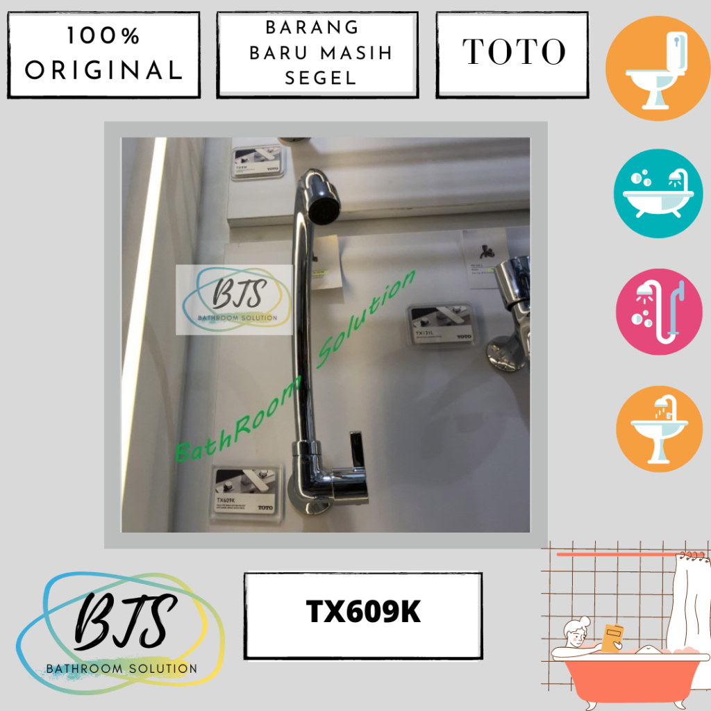 Jual Keran/ Kran Leher Angsa/Cuci Piring TOTO TX609K/ TX 609 K/ TX 609K ...
