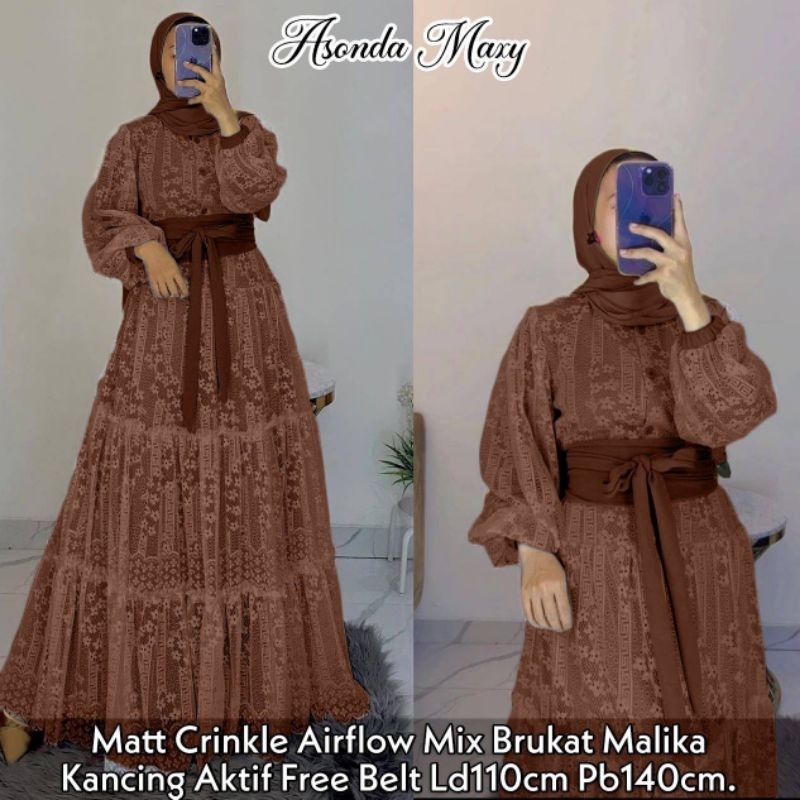 Jual ASONDA MAXY BRUKAT MEWAH CANTIK DRESS KONDANGAN GAMIS PESTA ... Jual ASONDA MAXY BRUKAT MEWAH CANTIK DRESS KONDANGAN GAMIS PESTA ...