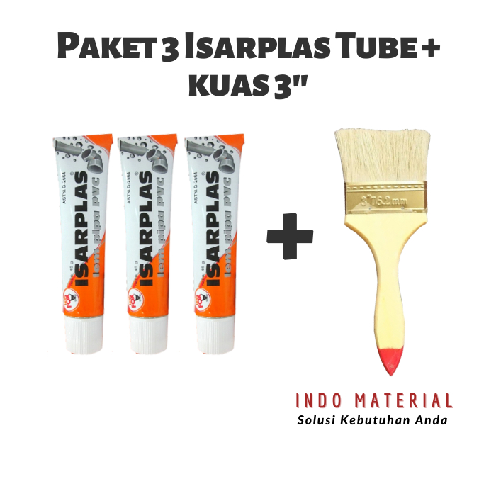 Jual Paket 3 Fox Isarplas Tube Bonus Kuas 3 Inch | Shopee Indonesia
