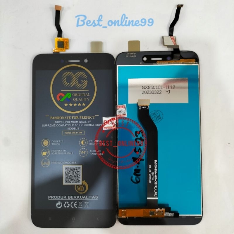 Jual LCD+TOUCHSCREEN XIAOMI REDMI 5A BLACK OG SUPER | Shopee Indonesia