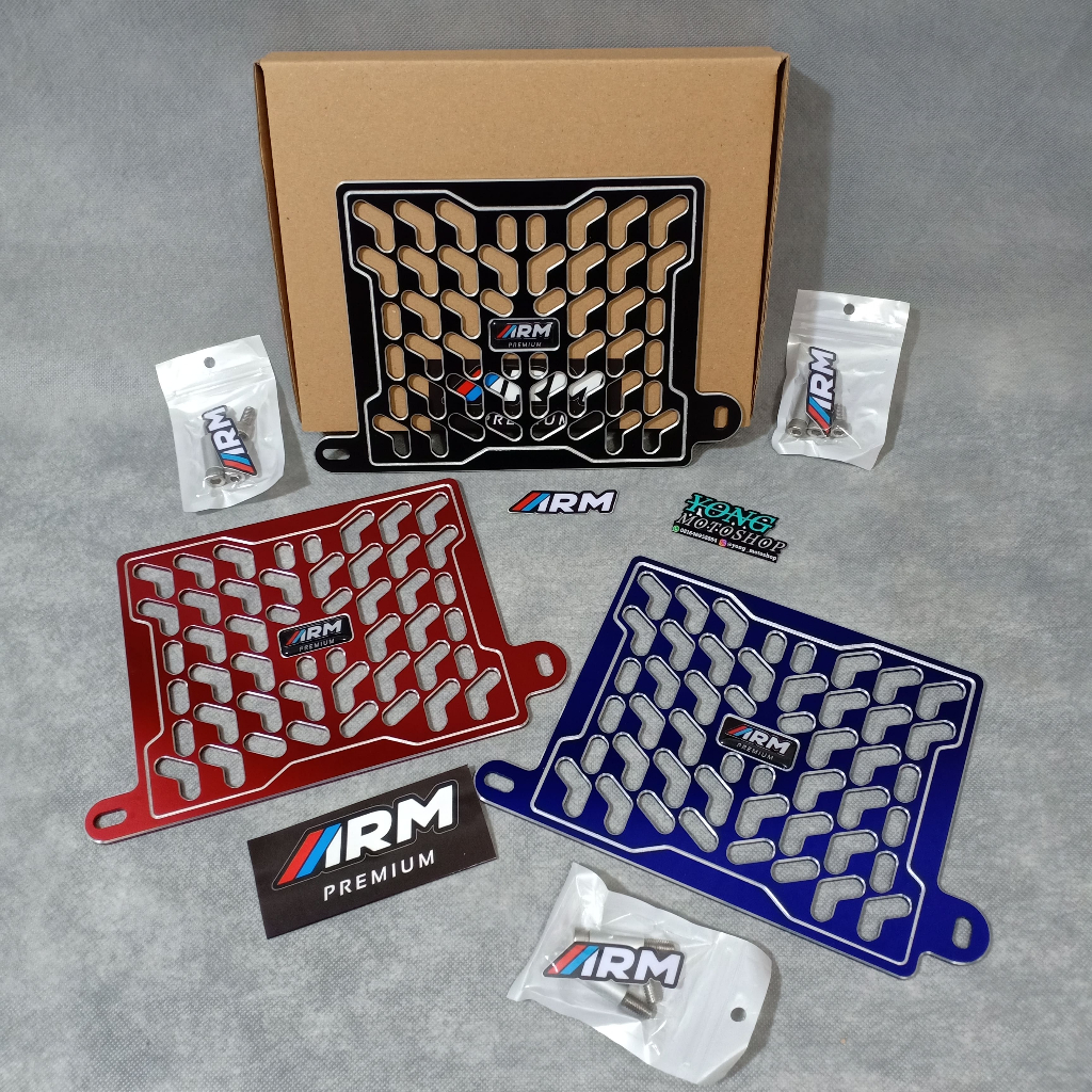 Jual COVER RADIATOR ARM FULL CNC TWO TONE Yamaha Aerox Nmax 155 Lexi ...