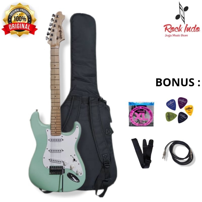 Jual Gitar Elektrik Original Difergio Leopard Listrik Free Packing Kayu ...