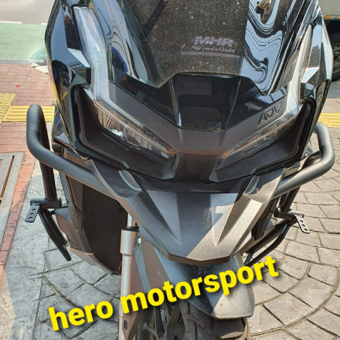 Jual Tubular Crashbar Pelindung Body+Moncong Bebek Honda ADV-160 Full ...