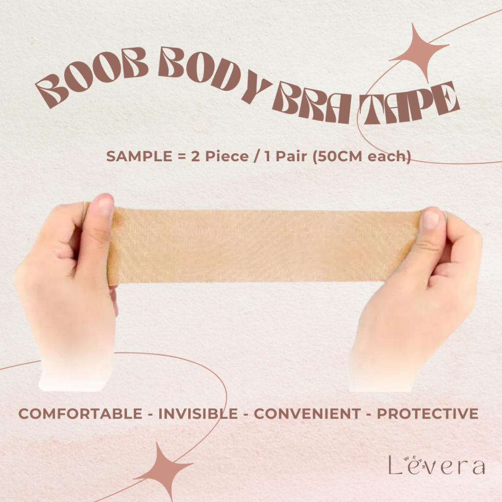 Jual Wear Levera Bra Tape / Boob Body Bra Tape / Body Tape / Bra Tempel ...