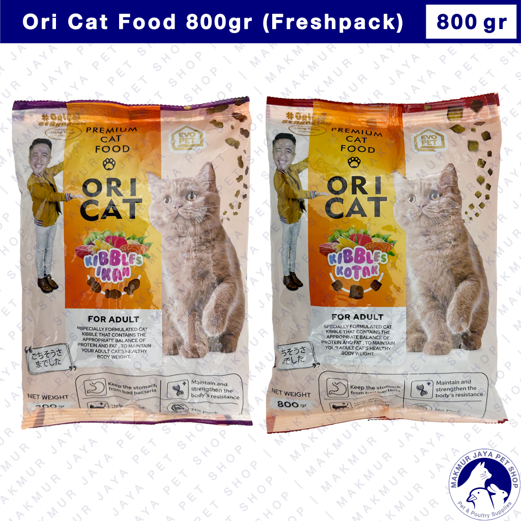 Jual Ori Cat Food 800 gr / Makanan Kucing OriCat 800gr FRESHPACK ...