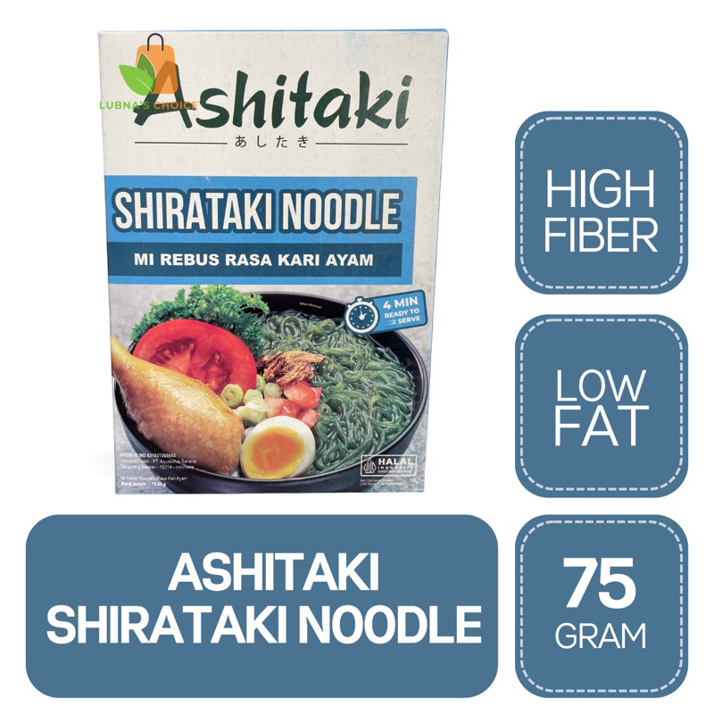 Jual Ashitaki Mie Rebus Kari Ayam, Mi Shirataki dan Ashitaba | Shopee ...