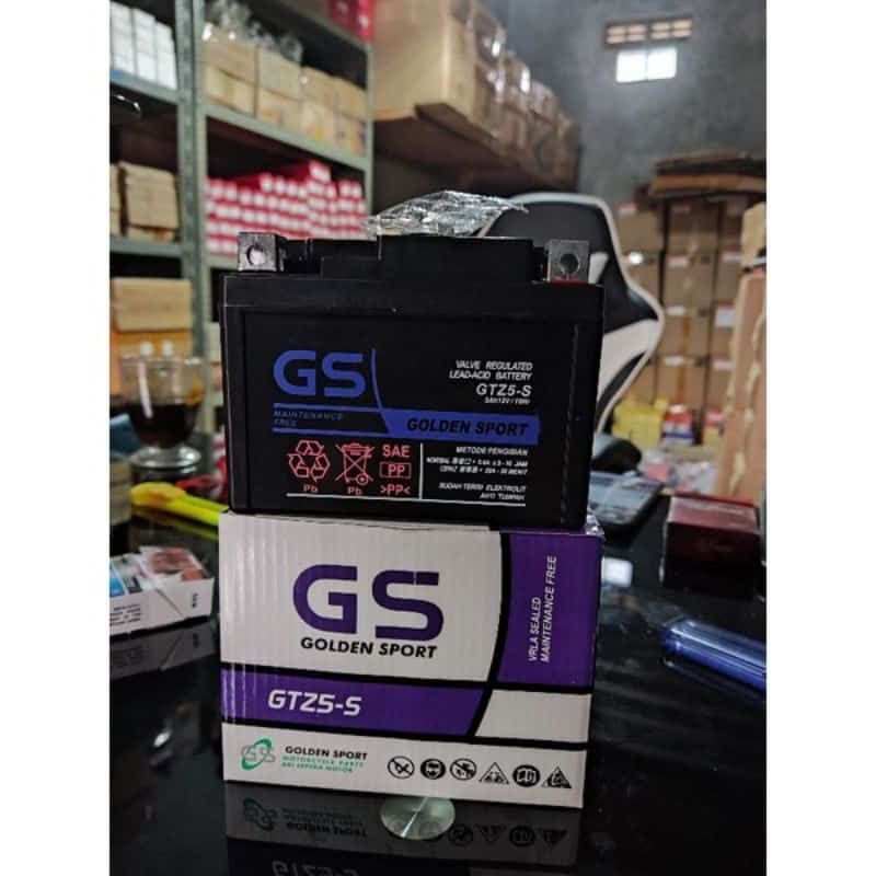 Jual AKI/ACCU GS KERING LANGSUNG PAKAI MOTOR BEAT/VARIO 110/SCOOPY ...