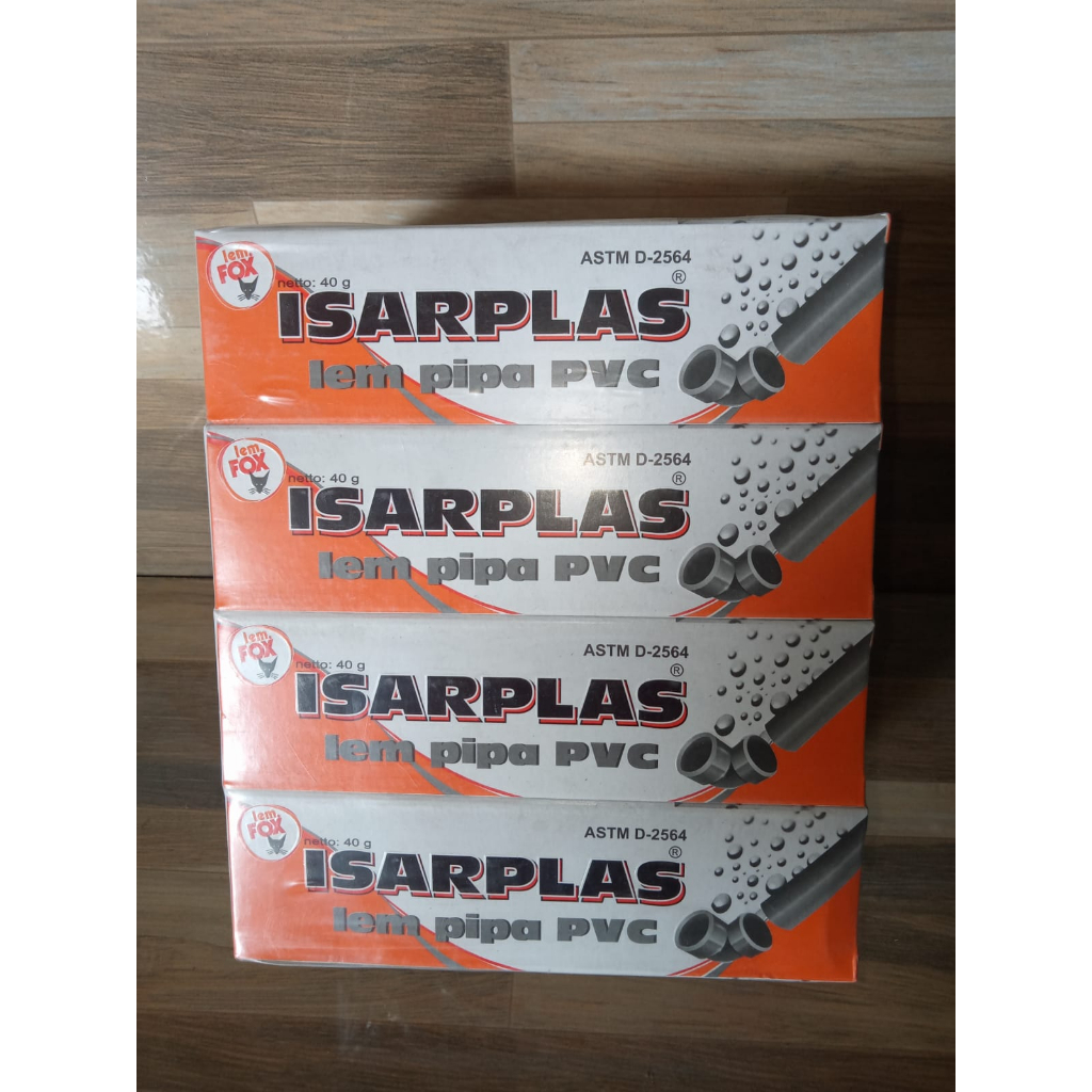 Jual Lem Pipa PVC Isarplas 40 Gram Tube Original Fitting Paralon 100% ...