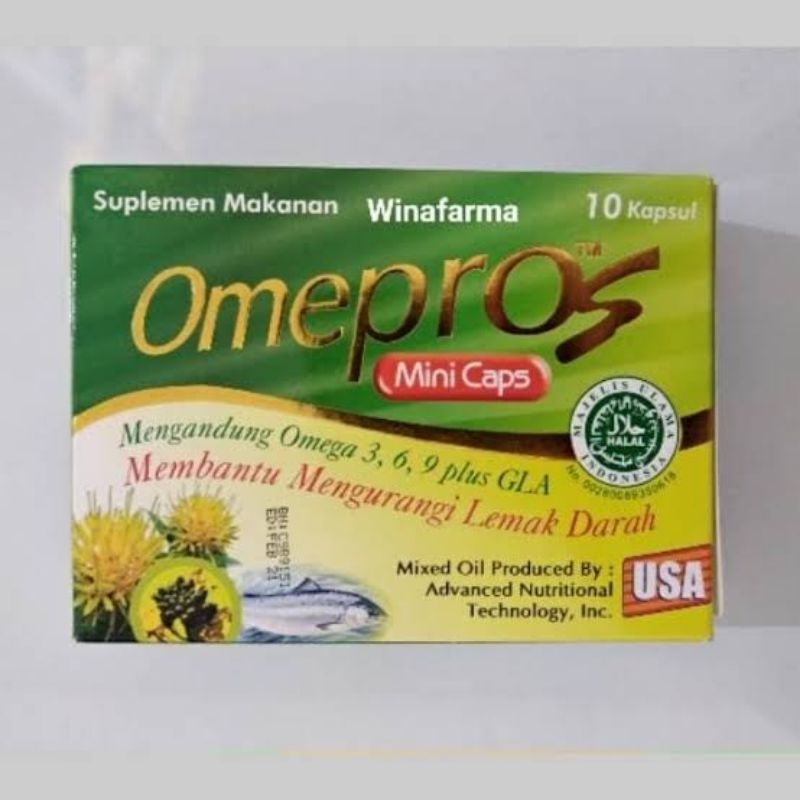 Jual Omepros mini 10 kapsul anti kolestrol | Shopee Indonesia