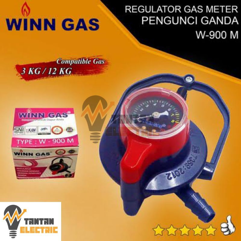 Jual Regulator Gas WINN GAS W 900 M / Regulator Gas LPG Meter | Shopee Indonesia
