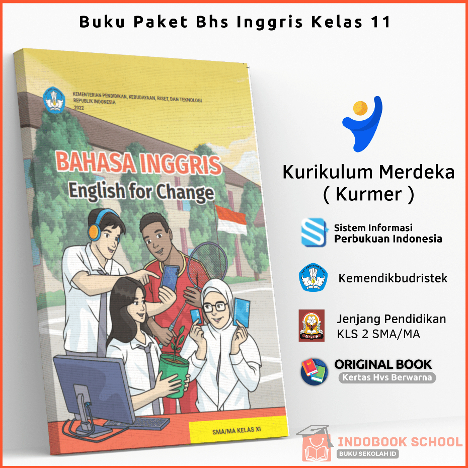 Jual Buku Paket Bahasa Inggris English for Change Kelas 11 SMA MA Kurikulum Merdeka Siswa ...