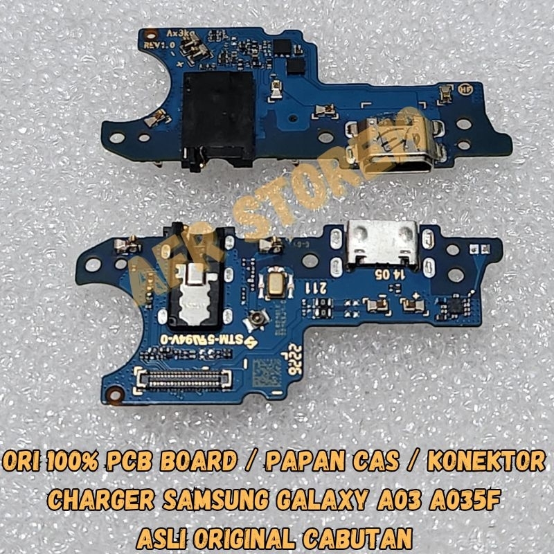 Jual ORI 100% PCB Board / Konektor Charger SAMSUNG GALAXY A03 A035F Papan Cas Original | Shopee ...