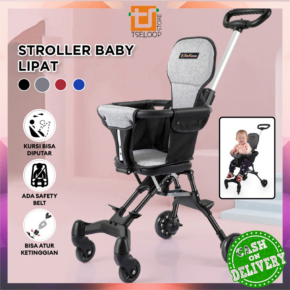Jual OFM-C833 Stroller Baby Lipat Magic Stroller Kereta Dorong Balita ...