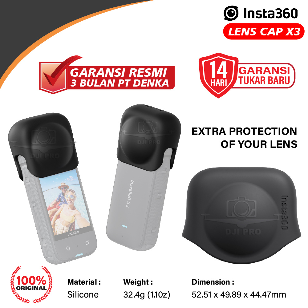 Jual Insta360 One X3 Lens Cap Insta 360 Lens Cover Original | Shopee ...